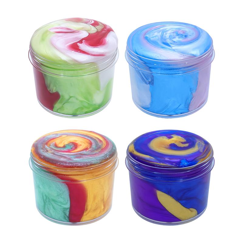 70ml pearlescent clay star clay colorful crystal clay slime slime ...