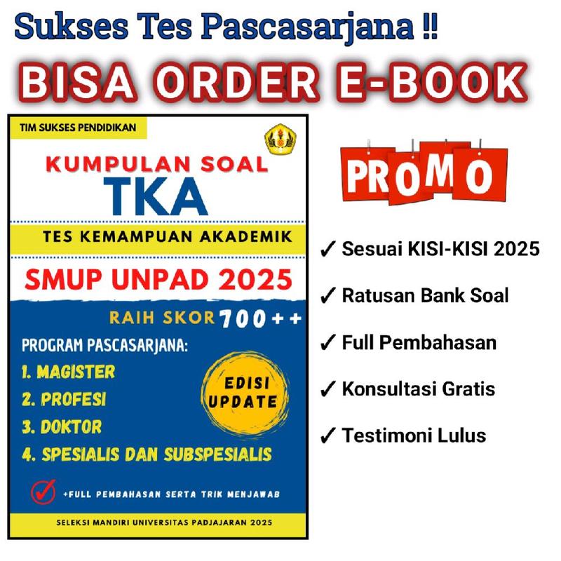 BUKU TKA SMUP UNPAD 2025 | MAGISTER/PROFESI/DOKTOR/SPESIALIS - Shop ...