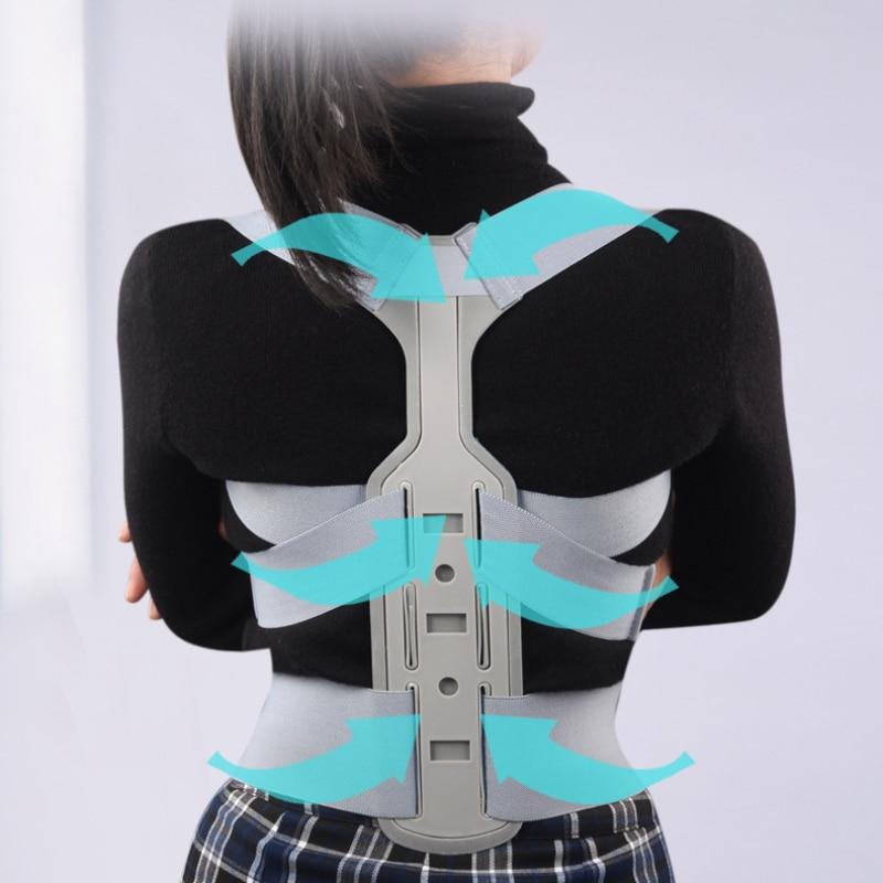 Invisible Chest Posture Corrector Scoliosis Back Brace Spine Belt ...