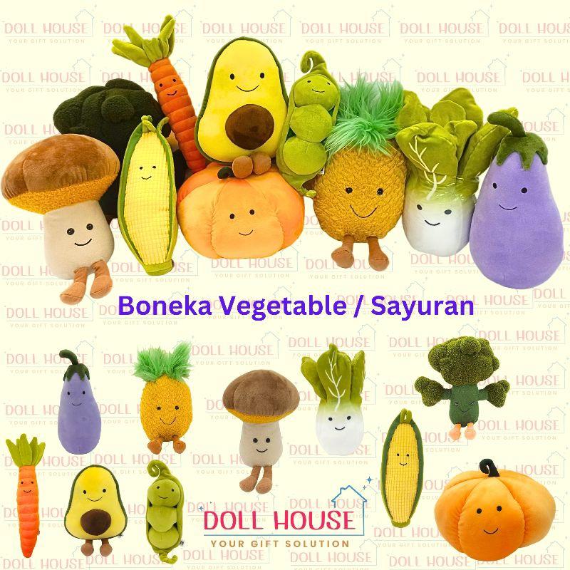 TERLARIS Boneka Sayuran Unik / Boneka Vegetable / Boneka Terong ...
