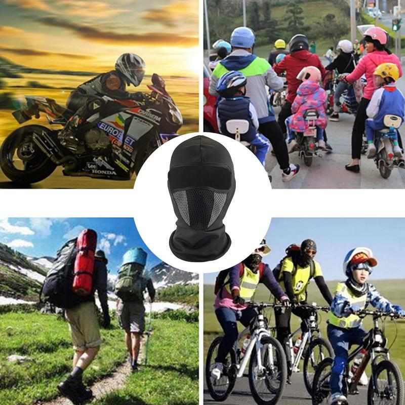 Breathable Motorcycle Balaclava Full Face Cover Hat Cycling Sports ...