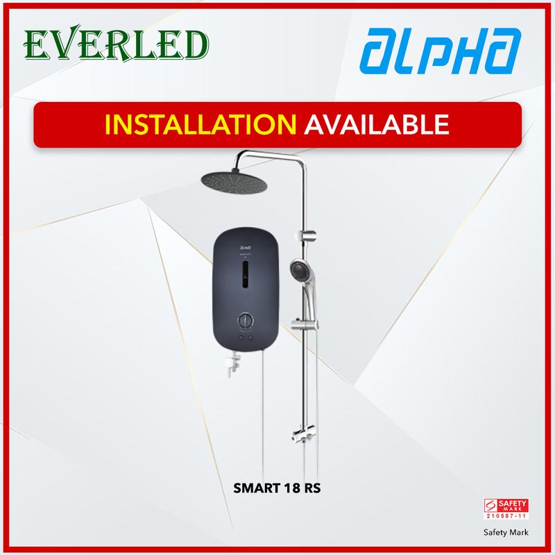 [Installation Available] ALPHA Instant Shower Heater (ALPHA SMART 18 ...