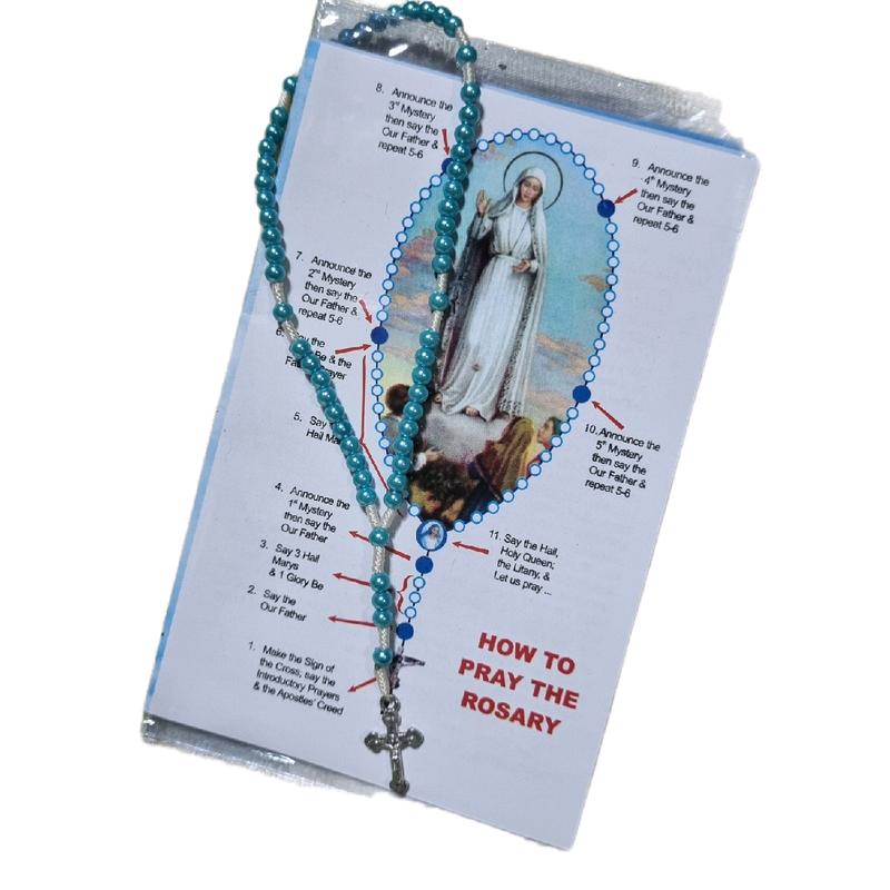 Rosary Guide Tagalog and English Version with plastic cover 0- - TikTok ...