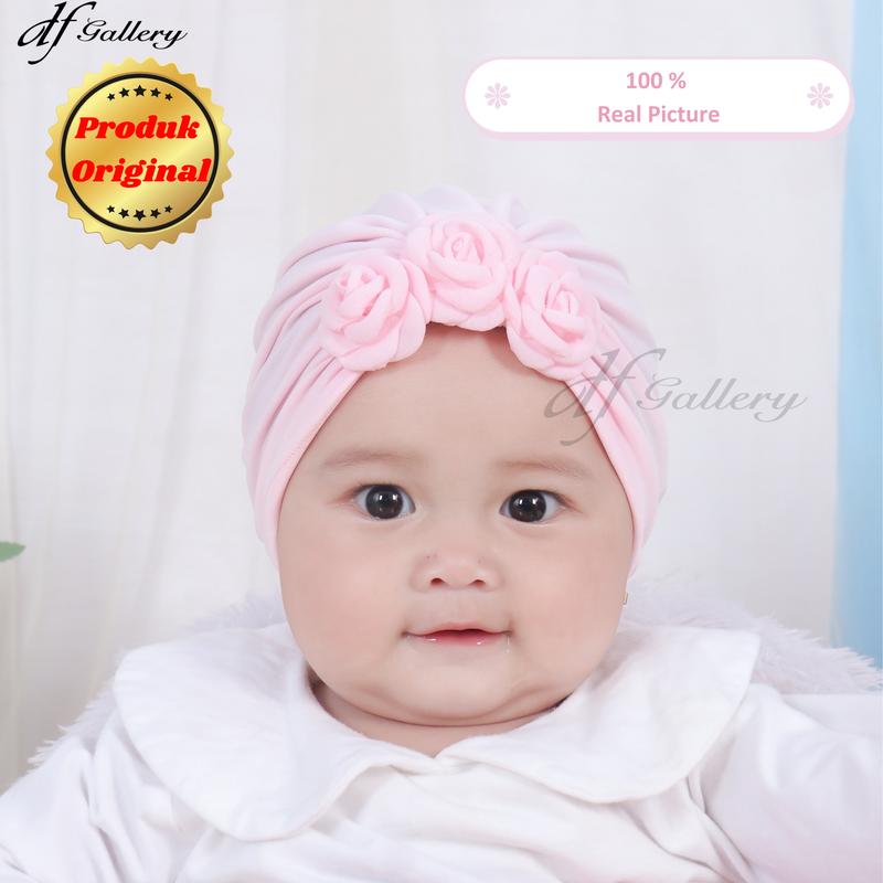 Set Turban Bayi Perempuan 0 6 Bulan - 3 tahun | Premium Cantik - Shop ...