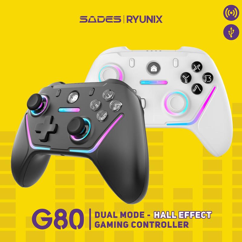 Sades Ryunix G80 Gamepad Hall Effect Dual Mode Gaming Controller - Shop ...