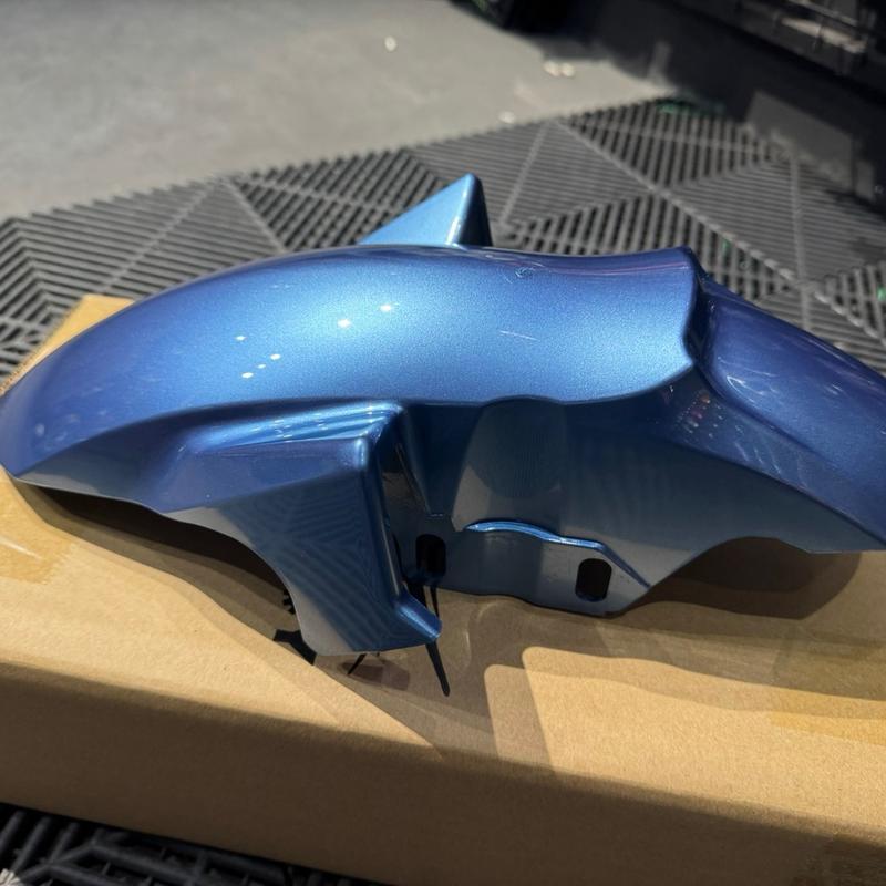 Mudguard Custom Y15 Y16 LC135 Air brush mudguard baby blue mudguard ...