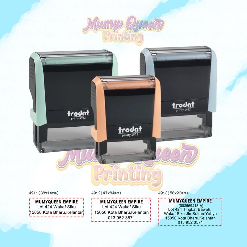 Rubber Stamp Self Ink /Cop Syarikat/Cop Doktor/Cop Misi/Cop Kerajaan ...