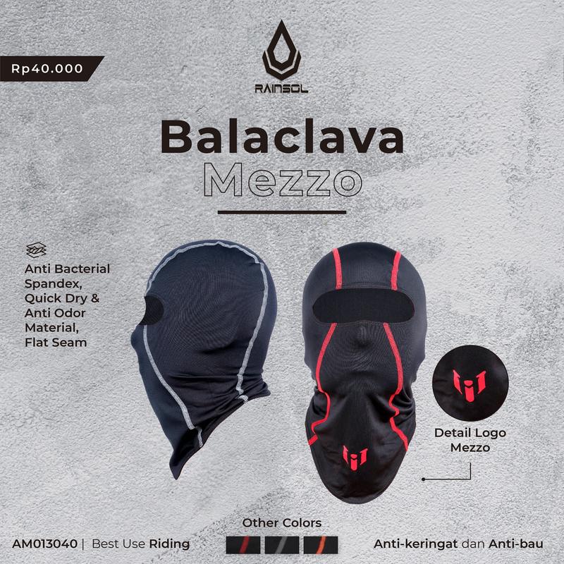 Balaclava Mezzo | Face Shield | Masker Motor Anti Bakteri - Shop ...