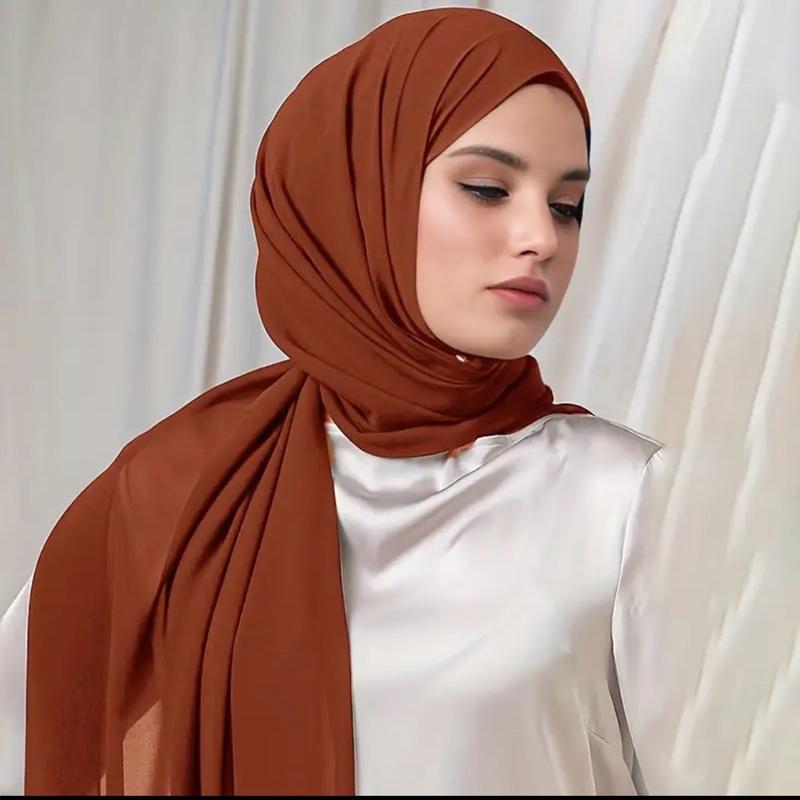 Chiffon Premium Long Shawls Heavy Chiffon keknis Casual Comf - TikTok ...