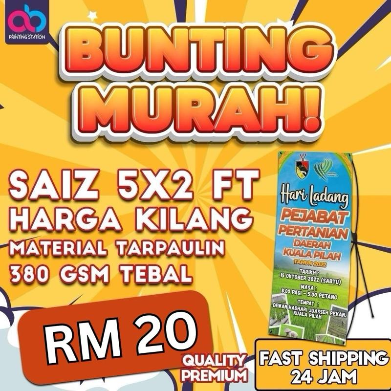 BUNTING MURAH HARGA KILANG (SIAP 24 JAM) - TikTok Shop Malaysia