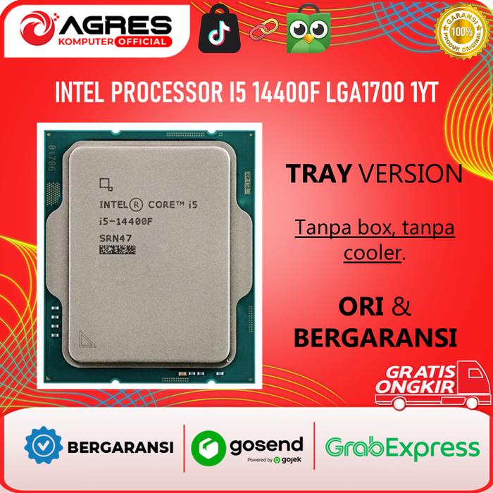 Promo [GET FREE THERMAL PASTE] INTEL PROCESSOR I5 14400F LGA1700 1Y ...
