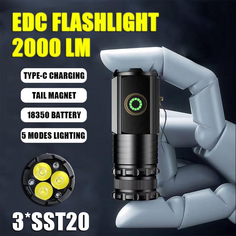 Portable Mini Super Bright Flashlight LED Magnet Tactical Torch ...