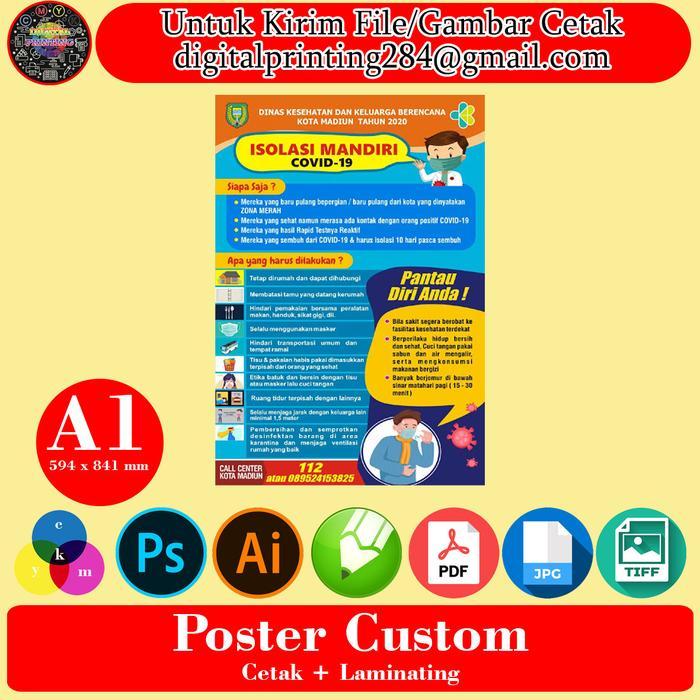 Jual Poster A1 Cetak Plus Laminating - Non Laminating - Non Laminating ...