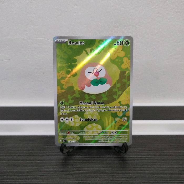 Jual Rowlet AR Art Rare Ledakan Peniada MA4 Pokemon TCG Indonesia ...