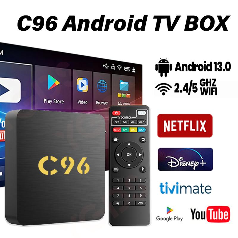 YGDS C96Android Tv Box Android 13.0os 2.4G/5G WIFI 16gb Ram 256gb Rom ...