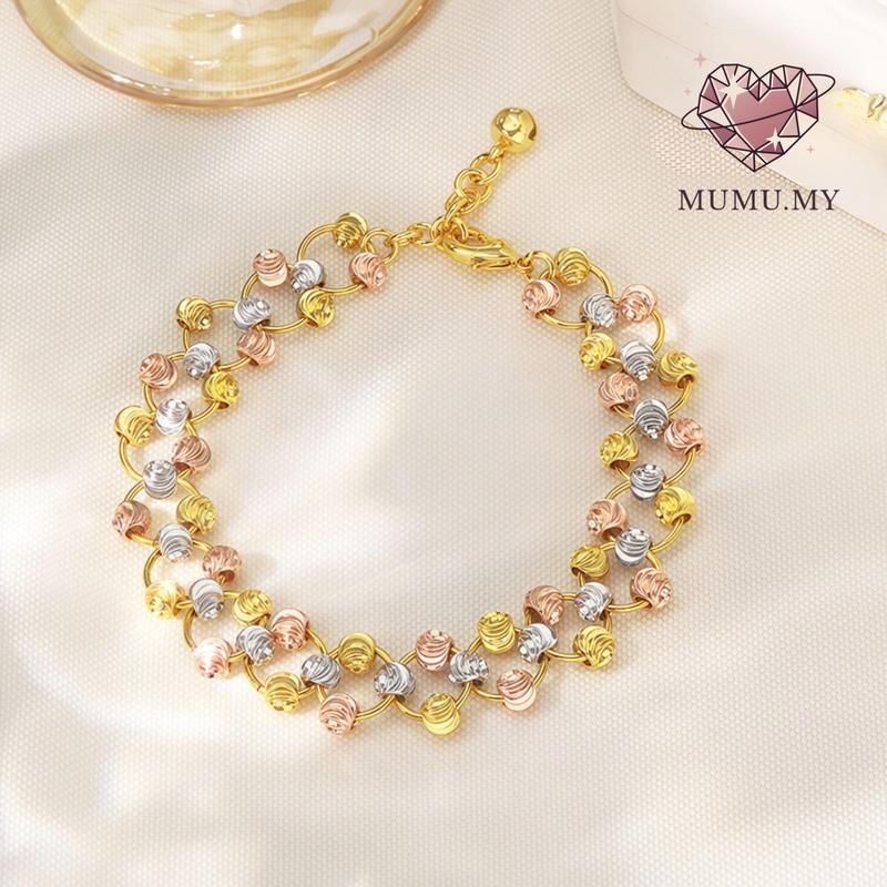 Gelang Manik, Elegan dan Anggun, Rekaan Unik Niche, Gaya Ins, Manik ...