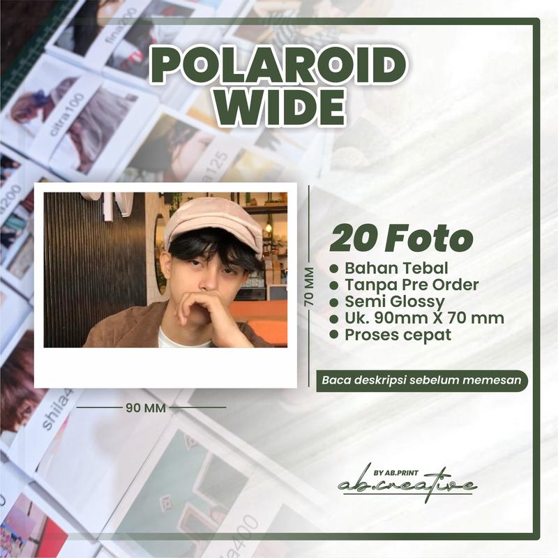 Cetak Foto Polaroid Cetak Photo polaroid Lanscape Wide Kertas - Shop | Tokopedia