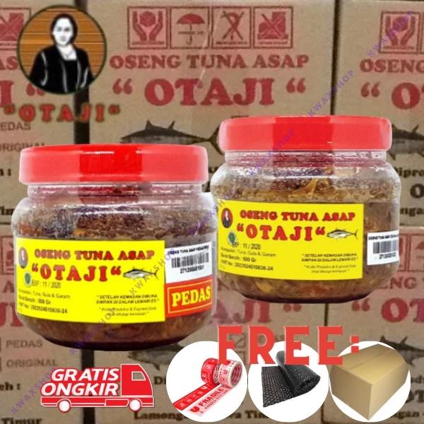 Otaji Oseng Tuna Asap Jeng Intan Original 500gr dan 250gr Free - Shop ...