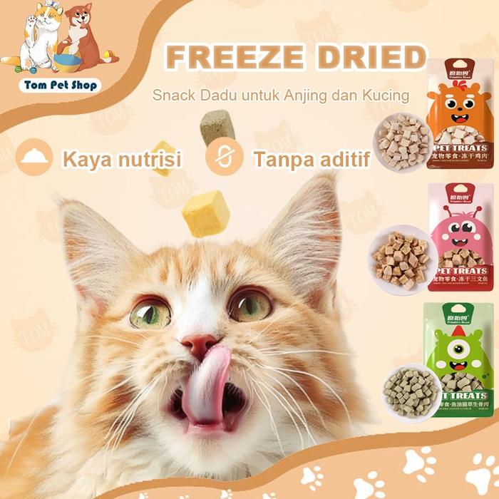 Promo Daging Kering Beku Cemilan Anjing Kucing Hamster Sugar Glider ...