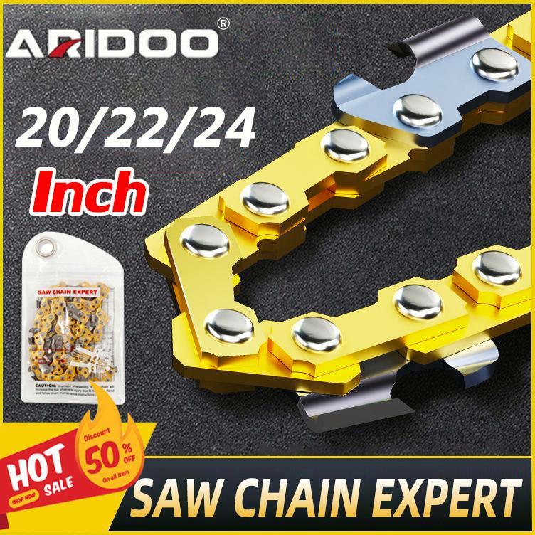 【COD】1pc 20/22/24 inch Universal Chainsaw Saw Chain Harder Gold ...