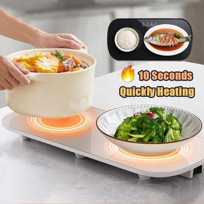 10 Seconds Quickly Heating Food Warming Board Multifunctiona - TikTok ...