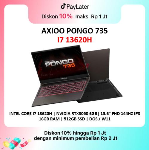 Laptop Axioo Pongo 735 I7 13620H RTX3050 6GB/ 16GB 512GB Win 11 15.6 ...