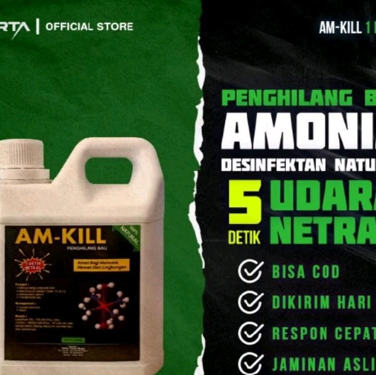 Amkill 1L-Penghilang bau amoniak segala jenis hewan - Shop | Tokopedia