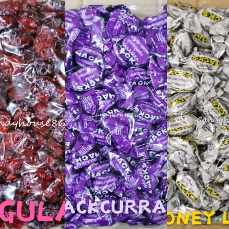 HACKS Regular Honey Lemon Blackcurrant Candy Gula-gula Hacks - TikTok ...