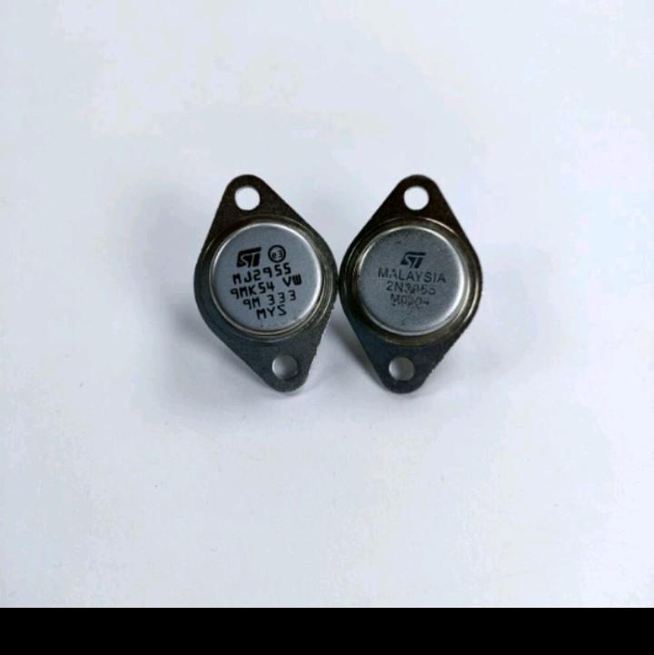 TRANSISTOR JENGKOL MALAYSIA MJ2955 2N3055 PER SET - Shop | Tokopedia