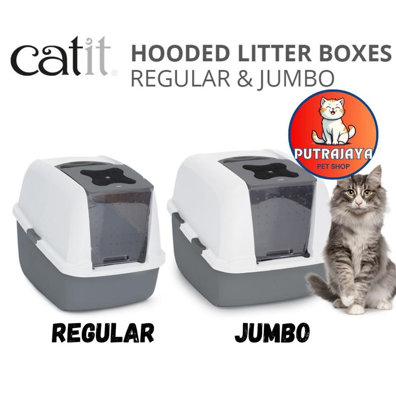 Catit Litter Box with Airsift Filter System (Regular/Jumbo), Hooded Cat ...