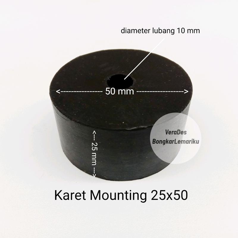 Karet Mounting 25x50 / Karet Kabin Dudukan AC Mesin - Shop | Tokopedia