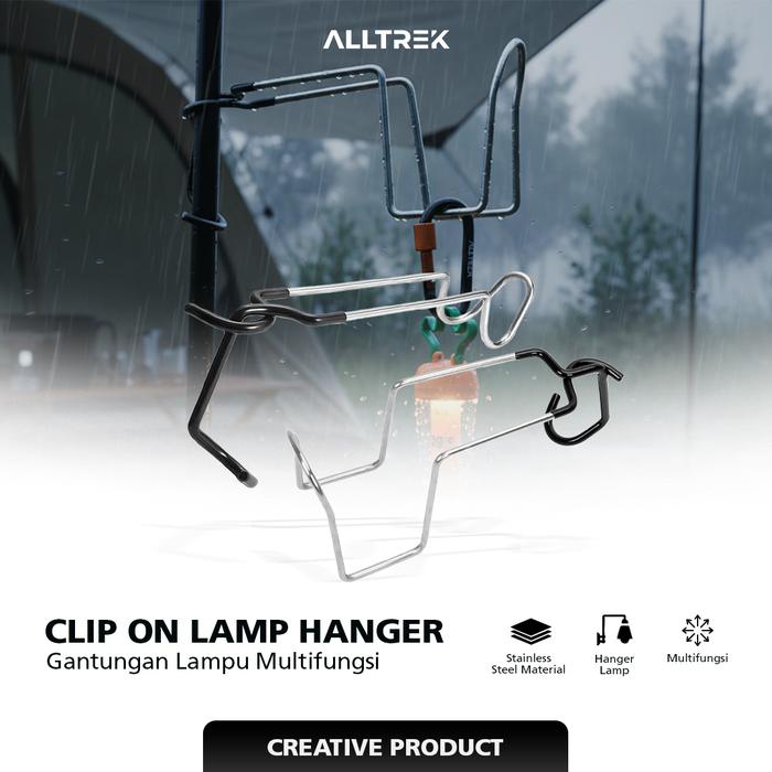 Promo ALLTREK Lamp Hook Gantungan Lampu Tiang Clip On Outdoor - Large ...