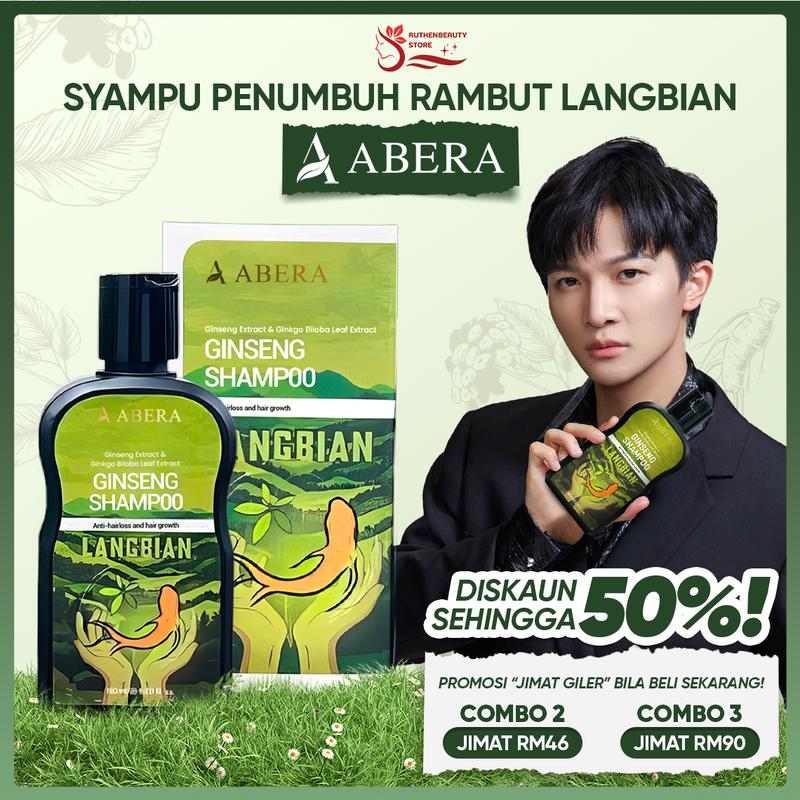 Syampu Herba Ginseng Langbian ABERA 150ml - Membantu pertumbuhan - TikTok Shop Malaysia