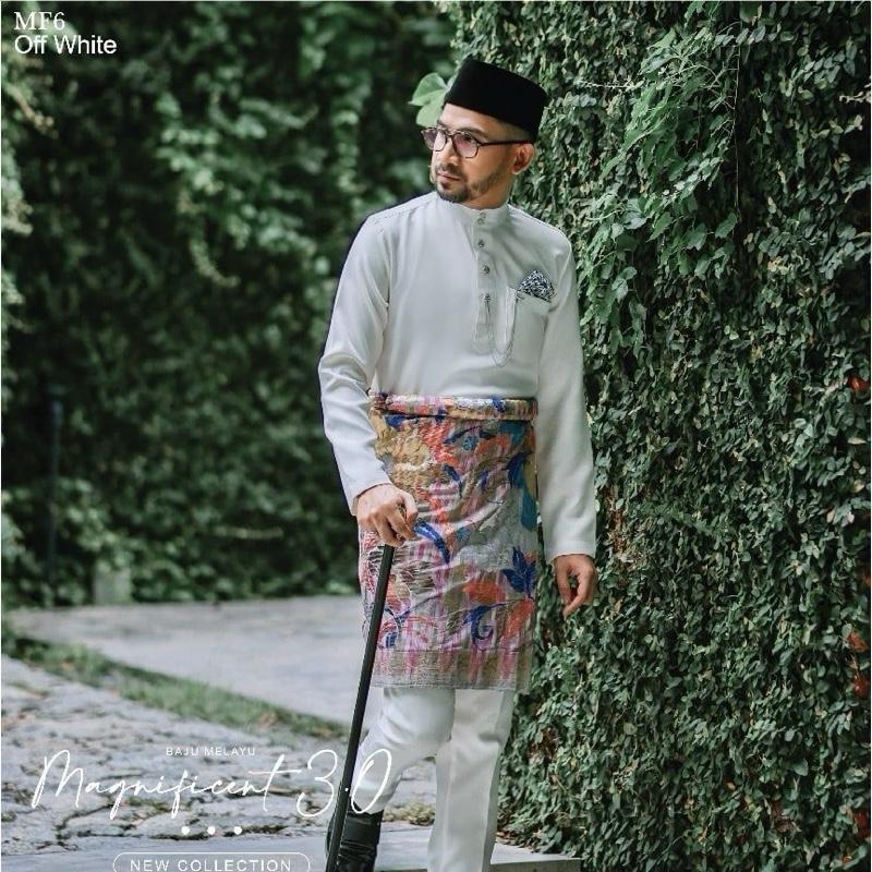 CLEAREN STOCK BAJU MELAYU MAGNIFICENT 3.0 OFF WHITE (2022) Clothing ...