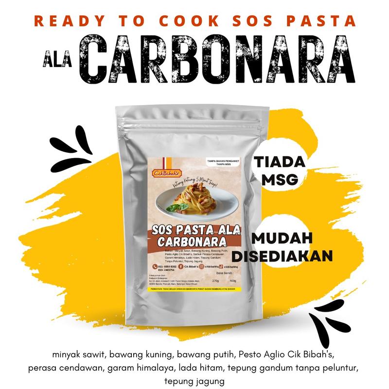 Sos Pasta Ala Carbonara (270g) - TikTok Shop Malaysia