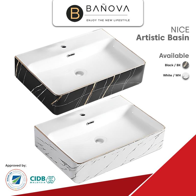 BANOVA Artistic Basin Bathroom Top Basin Toilet Basin Cerami - TikTok ...