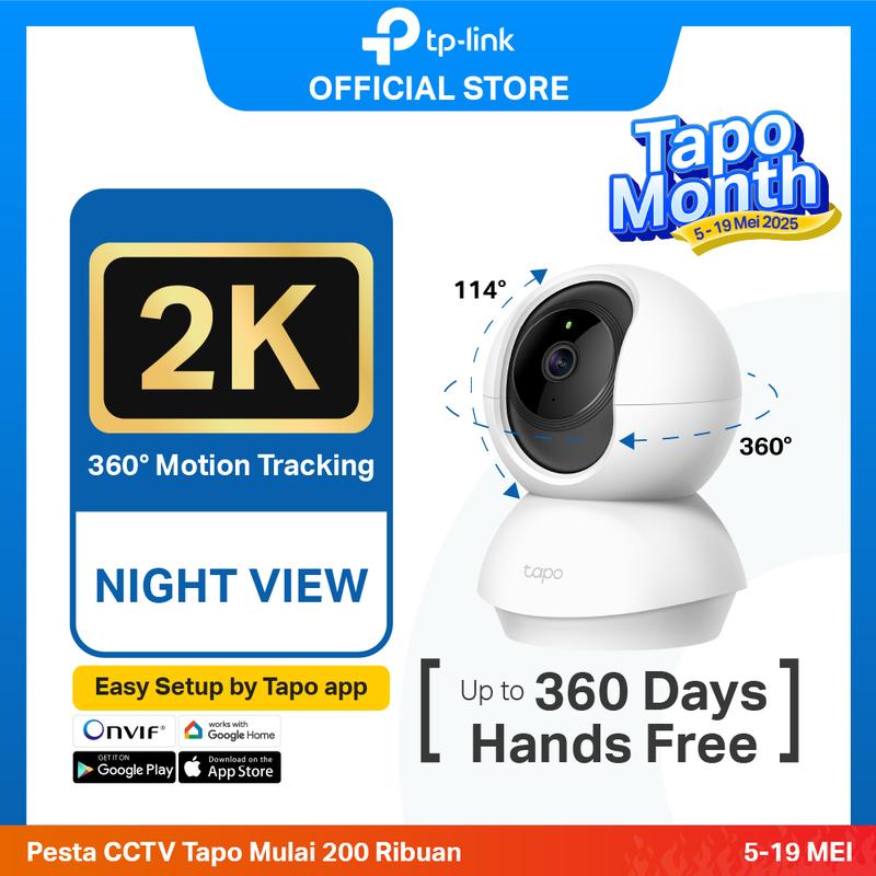 TAPO C210 - Home Security Wi-Fi Pan and Tilt Camera 3MP, 4K Kamera ...