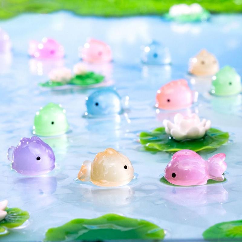 Dolphin Micro Landscape Decorative Luminous Dolphin Landscaping ...