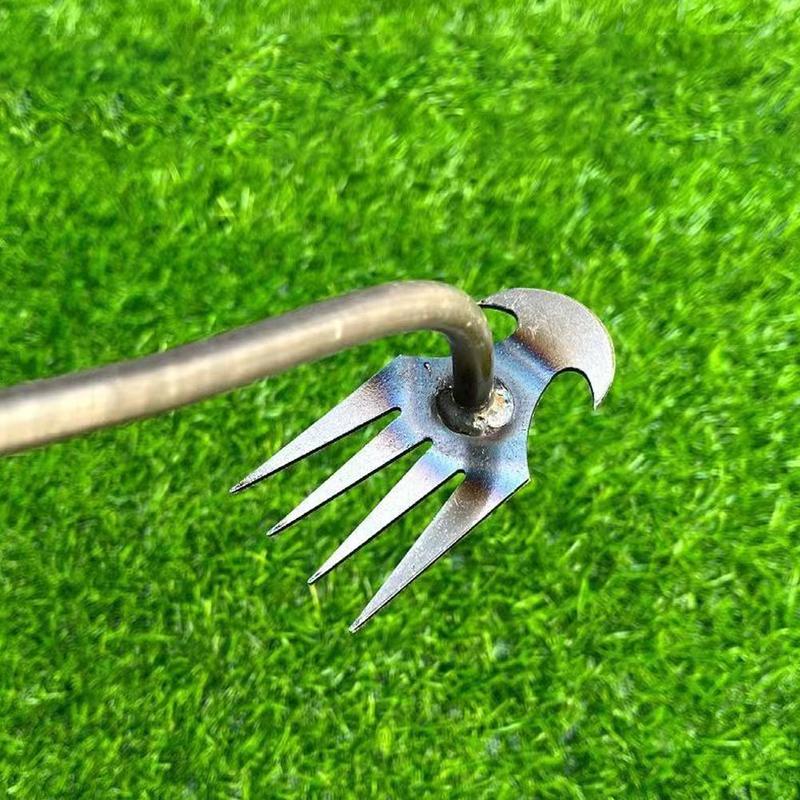 Rake Rumput, Penarik Rumpai Mudah Alih 34 * 3CM, Pemegang Kayu ...