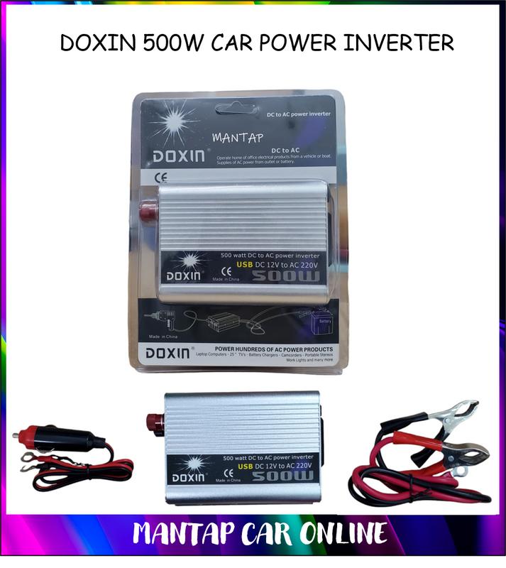 Inverter Kuasa Kereta / DOXIN 500W (With USB PORT) DC 12V T - TikTok ...
