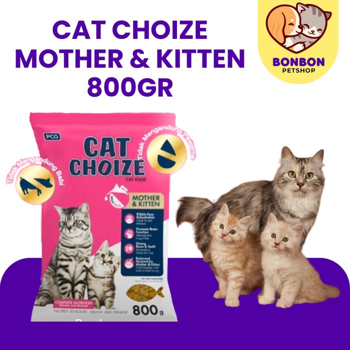 Promo Cat Choize Mother & Kitten Baru 800gr Cat Choise Kiten Mother ...