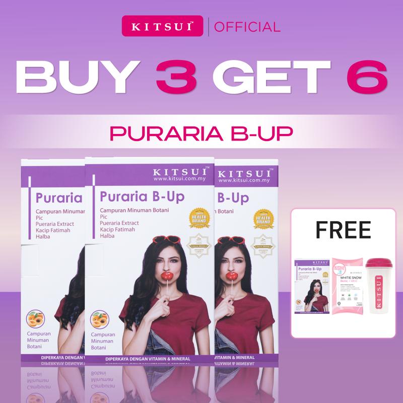 [BUY 3 GET 6] Kitsui Puraria B UP x3 [Free 1x Puraria B UP + - TikTok ...