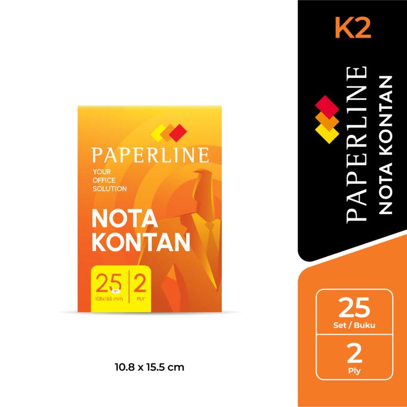 Paperline Nota Kontan 2ply K2 NCR - PPL NK K2 NCR - Shop | Tokopedia
