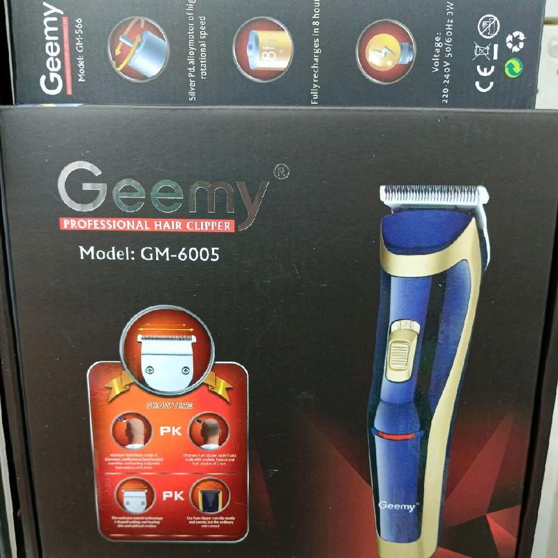 【Ready Stock】Geemy GM 6005 Professional Hair Clipper Rechargeable ...