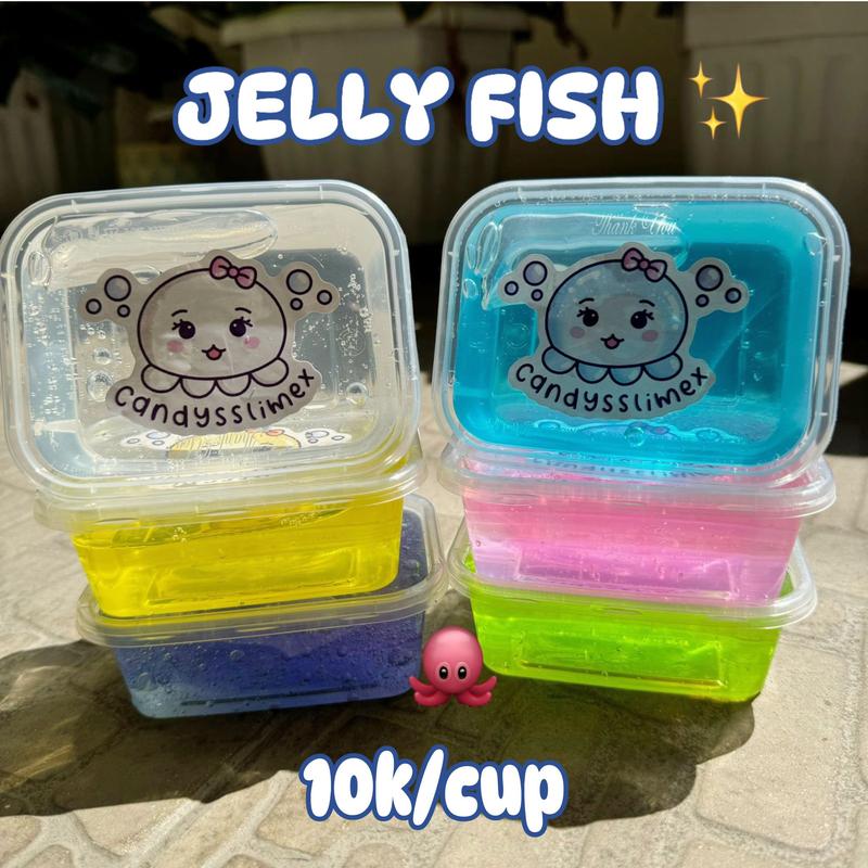 JELLY FISH SLIME [CLEAR JELLY] 200GRM - Shop | Tokopedia