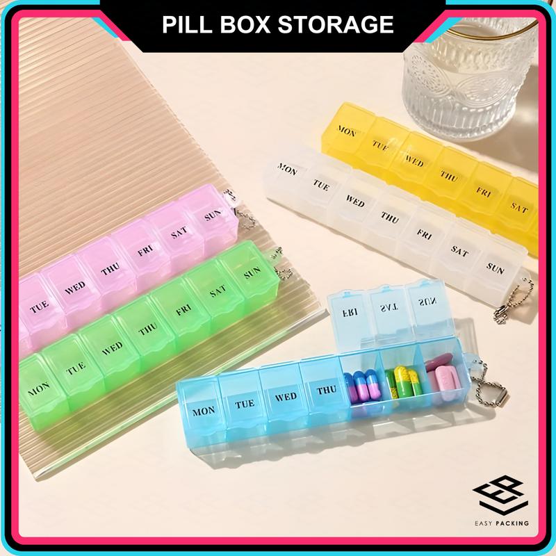Portable Pill Box Storage Tablet Jewellery Accessories Plastic - TikTok ...