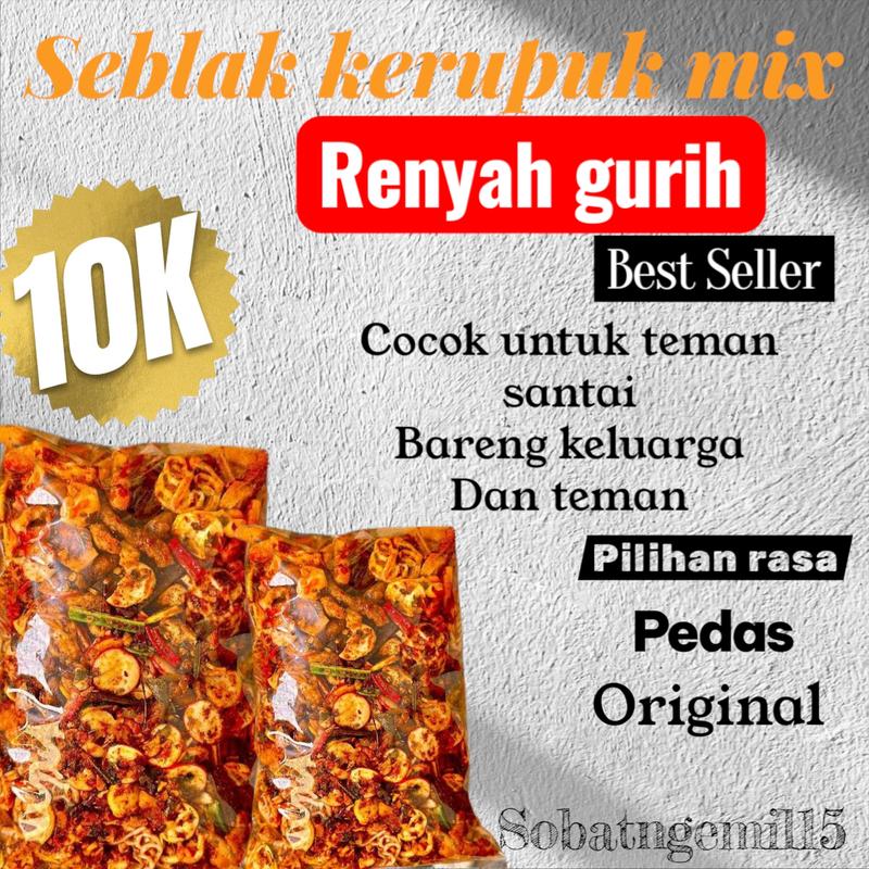 Aneka Seblak Mix Pedas Daun Jeruk 250grm varian beton pedo jenngkol ...