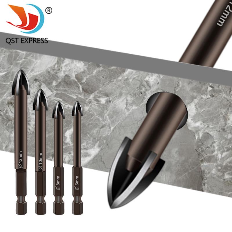 Hexagonal Cross Tile Drill Glass Ceramic Concrete Cement Wal - TikTok ...