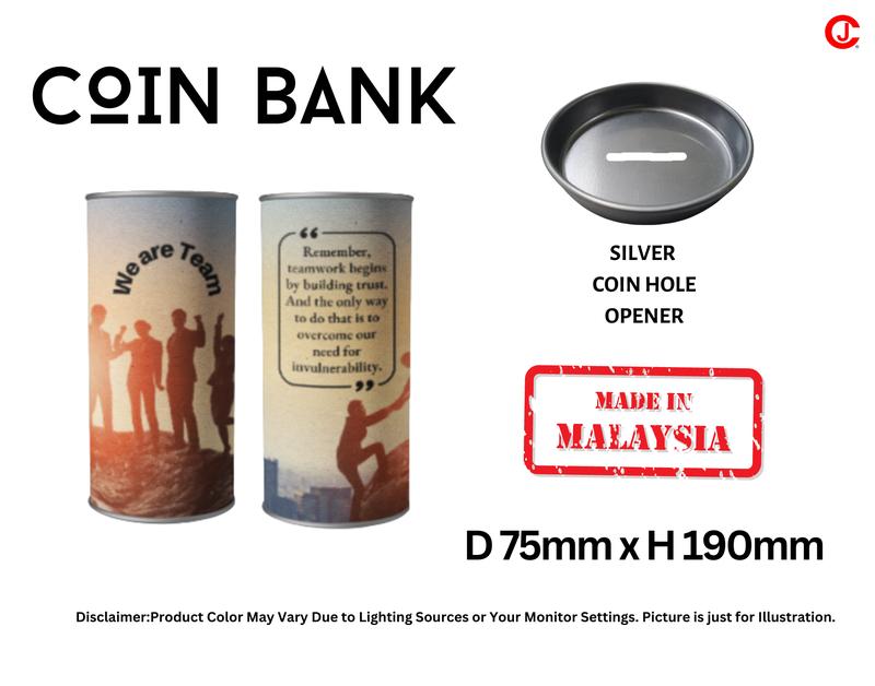 We Are Team Coin Bank D75mm x H190mm - Ready Stock - TikTok Shop Malaysia