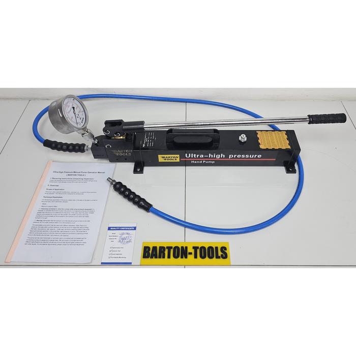 Jual 1600 Bar Ultra High Pressure Hand Hydraulic Pump UHP-1600 BARTON ...
